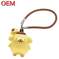 China OEM Customized  Plastic PVC  Pretty Cartoon Figure Action keychain toy for sale