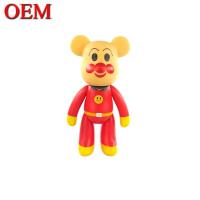 China OEM 3D PVC Character Cartoon Figure Keychain Custom Design Plastic Figurine  Keychain Toy for sale