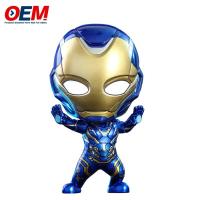 China Customized Plastic Figurine Keychain Toys Flashlight Keychain for sale