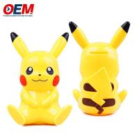 China Custom Cartoon Cute Saving Money Pink piggy Coins bank Plastic Money Box for sale
