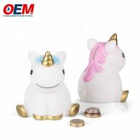 China Custom Cartoon Cute Saving Money Pink piggy Coins bank Plastic Money Box for sale