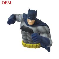 China Custom Toy Manufacturer custom 3D Bat-Man Toy Money Box Figures oem plastic figurine for sale