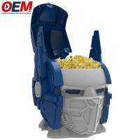 China Factory custom Hello Kit-ty Popcorn Container Movie Bucket 64 oz Plastic Theater for sale