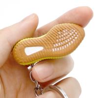 China Customized Sport Shoes Shape 3D Mini Sneaker Promotional Keychain Bulk for sale