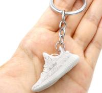 China Customized Sport Shoes Shape 3D Mini Sneaker Promotional Keychain Bulk for sale