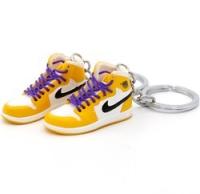 China Figure manufacturer OEM 3D Mini Sneaker Shoe Keychain Custom Your Own Design Toy for sale