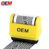 China Custom Factory Make Ink Stampers Self Ink Roller Inking Stamper for sale