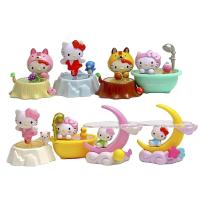 China Custom OEM Made PVC Cute Mini Plastic Cartoon Kitty Toy OEM Manufacturer for sale