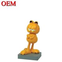 China Manufacturer OEM Plastic Lazy Cat Toy Figure Custom PVC 3D Anime Injection Art Vinyl Toys for sale