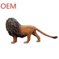 China OEM 3D Cartoon Plastic Figures Action Animals Toys With Lion for sale