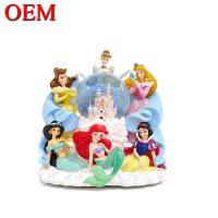 China custom Light Up Water Globe OEM Movie Princess Snow Globe Toys With Music for sale
