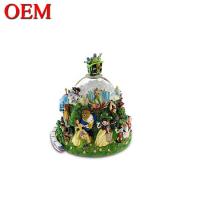 China custom Light Up Water Globe OEM Movie Princess Snow Globe Toys With Music for sale
