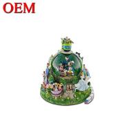China custom Light Up Water Globe OEM Movie Princess Snow Globe Toys With Music for sale
