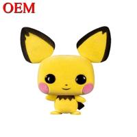 China Custom Flocking Plastic Animal Toy Set Mini PVC Blind Box Flocked Figurines for sale