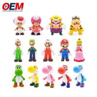 China Factory custom plastic pvc vinyl fugure toys Custom Kawaii Figure Mario Collective Toy Set for sale