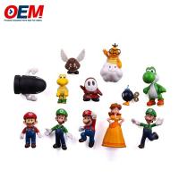 China Factory custom plastic pvc vinyl fugure toys Custom Kawaii Figure Mario Collective Toy Set for sale