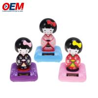 China Customized Solar Powered Bobble Head Dancing Toy OEM Skeletal Action Figurines for sale