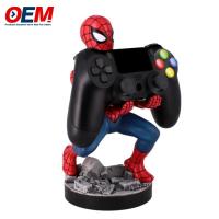 China Spidman Mobile Phone Holder Made Desk Office Home Desktop Toy OEM PVC Phone Holder Figure for sale