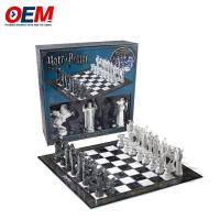 China Customized PVC Plastic Character Chess Set OEM Figurines Chess Board Set Make Funny Chess Toy for sale