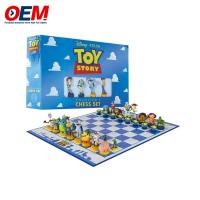 China Customized plastic character figure table toys risk/chess/educational/business/drinking/ board game with box for sale