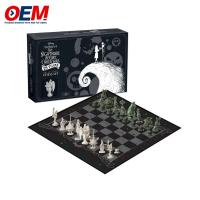 China Custom Plastic Decorative Movie Heros Figure Character Chess Set Made Cartoon Toy Game Chess for sale