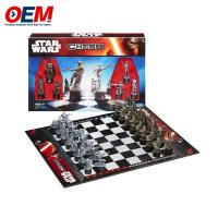 China Custom Plastic Decorative Movie Heros Figure Character Chess Set Made Cartoon Toy Game Chess for sale