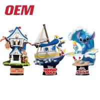 China Customized 15cm  Scene Collection Toys With Base OEM PVC Classical Desk Decoration Figurines Made Plastic Models Factory for sale