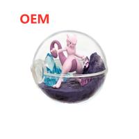 China OEM 3D New Design Re-ment  Terrarium Pokeball Collection custom pvc cartoon toys for sale