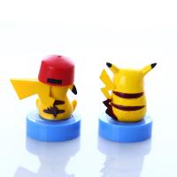 China OEM Custom Made Mini Stamper Toy Pikachu Figure Stamper Self-ink Stamp Plastic Mini Stamper for sale