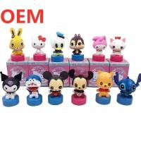 China OEM Customized Mini Cartoon Stamper Toy 3d Figure Stamper Self-inking Stamp Plastic Children's Toy Eco-friendly Material 5000PCS for sale