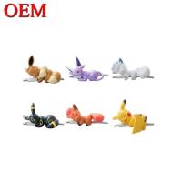 China Factory  Custom OEM Cute 3D Mini Figure Anime Phone Cable Bite Toy custom plastic pvc vinyl toys for sale