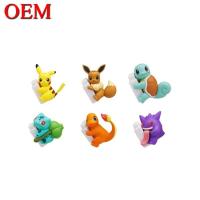 China Factory  Custom OEM Cute 3D Mini Figure Anime Phone Cable Bite Toy custom plastic pvc vinyl toys for sale
