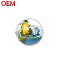 China Custom Mini Cartoon Character Capsule Figure Egg Plastic Cute Toy Made PVC Toy Capsule for sale