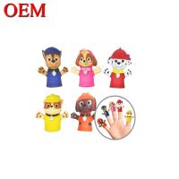 China 3D Plastic Figure Finger Puppet Toys OEM Hand Play Toy For Kid Custom Plastic Figure for sale