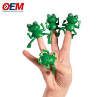 China Customized Plastic Animal Shape Finger Toys OEM PVC Toys Made Silicone Kid Toy for sale