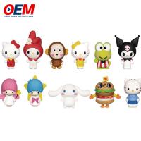 China 24pcs Calendar PVC Toys Figure OEM Plastic Cartoon Toy Make 5cm Height Plastic Toy for sale