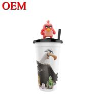 China Custom Your Own Design Small  PVC 3D Cup Figure OEM Plastic Topper Figure Toy for sale