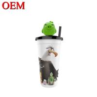 China Custom Your Own Design Small  PVC 3D Cup Figure OEM Plastic Topper Figure Toy for sale