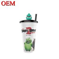 China Custom Your Own Design Small  PVC 3D Cup Figure OEM Plastic Topper Figure Toy for sale