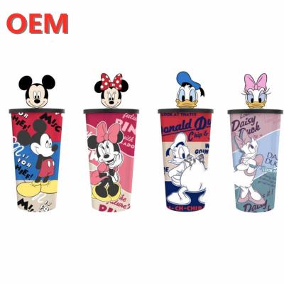 China OEM Customized  Straw Cup Cartoon Drink Cup FAMA Factory for sale