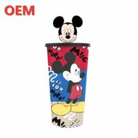 China OEM Customized  Straw Cup Cartoon Drink Cup FAMA Factory for sale