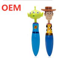 China 3D Cartoon Character Figurine Pen Custom Plastic Toy Figure Customized Art Figure 3D Toy for sale
