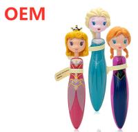China 3D Cartoon Character Figurine Pen Custom Plastic Toy Figure Customized Art Figure 3D Toy for sale