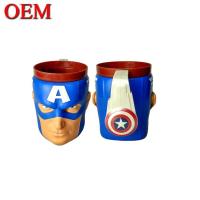 China Custom manufacturer custom plastic pvc vinyl toys Customized  Plastic Cup Mugs for sale