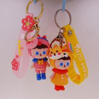 China custom toy manufacturer OEM Kitty Cat Keychain Melody Keychain Cartoon 3D Cartoon Keychain for sale
