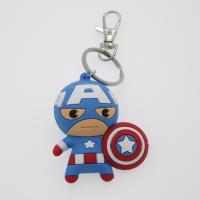 China OEM Cartoon 3D Kawaii  Sun Wukong Anime Keychain Custom 3D Cartoon Pvc Keychain for sale