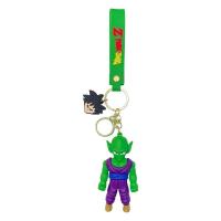 China OEM Cartoon 3D Kawaii  Sun Wukong Anime Keychain Custom 3D Cartoon Pvc Keychain for sale