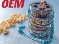 China Custom Light Up Popcorn Bucket OEM  Popcorn Plastic Bucket Make Character Popcorn Bucket for sale