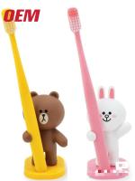 China Customized Toothbrush Holder Character Toy OEM Figures Made Cartoon Cute Tooth Cup for sale
