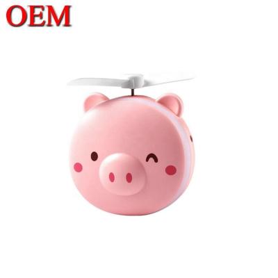 China Oem Portable Cartoon Fan Mini Rechargeable Fans for sale